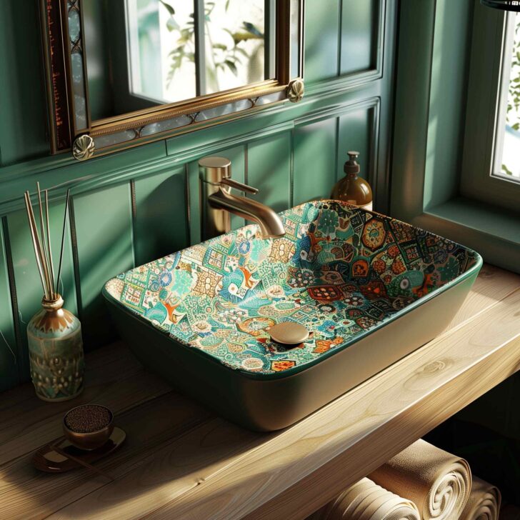25+ Enchanting Boho Bathroom Sink Designs You'll Love - H.M.G