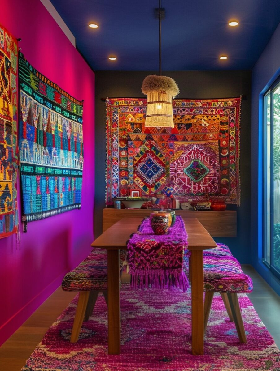 26 Stunning Boho Dining Room Decor Ideas For Your Home - H.M.G