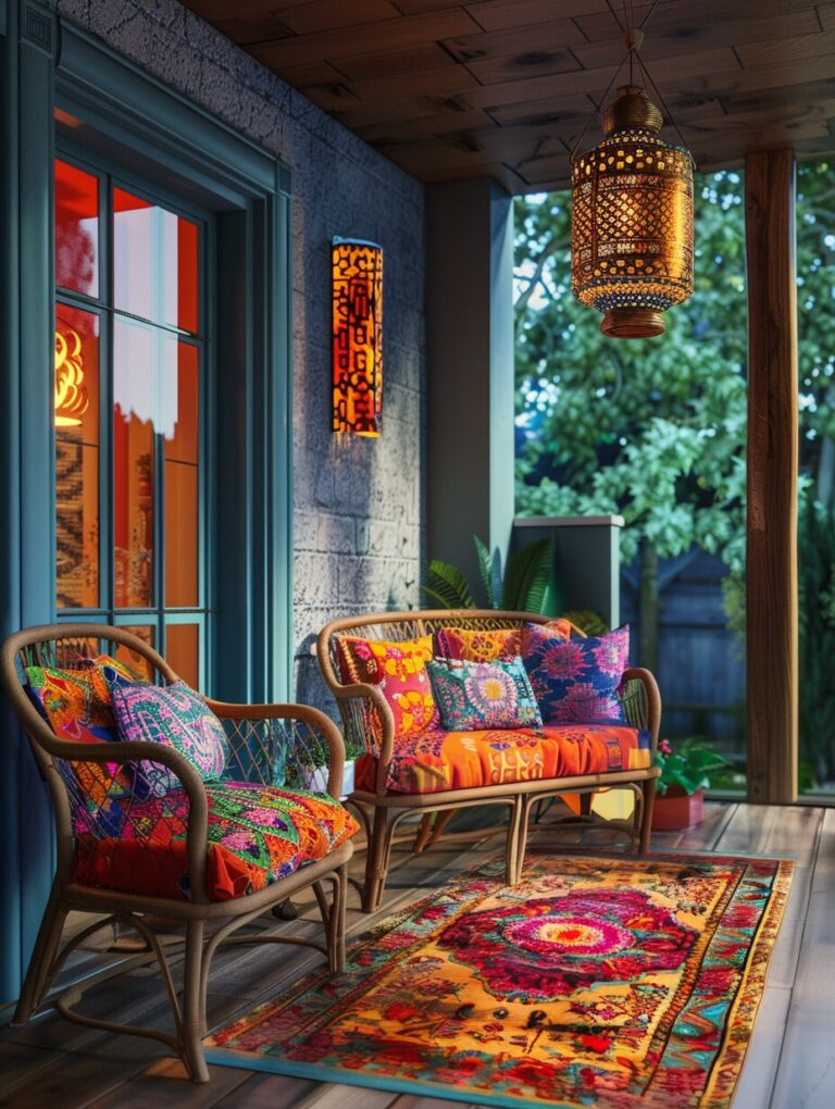 24 Boho-Inspired Front Porch Ideas to Create a Warm Welcome - H.M.G