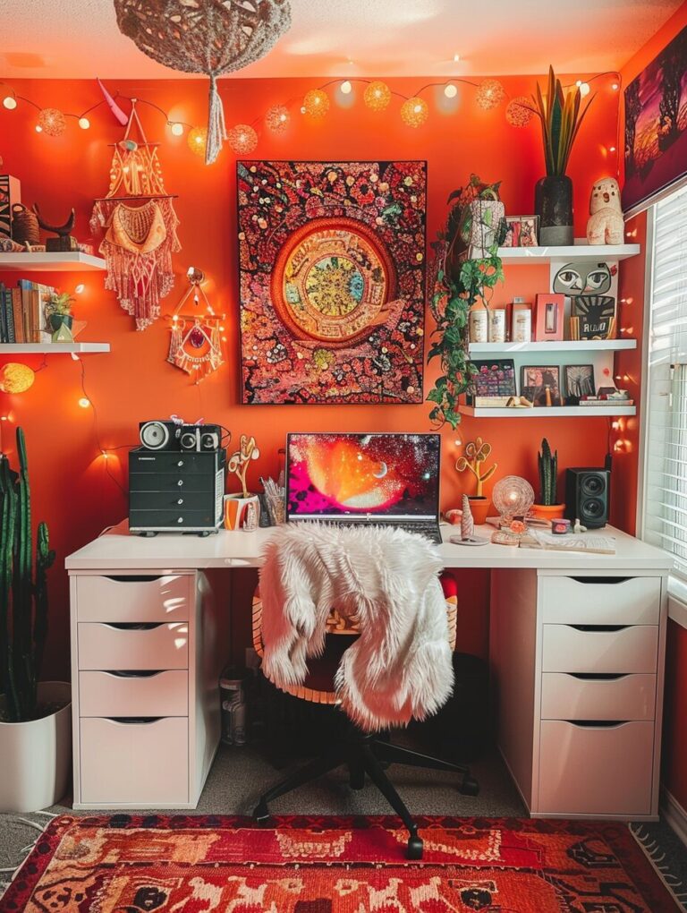 25+ Gorgeous Boho Home Office Ideas That Will Inspire Your Best Work ...