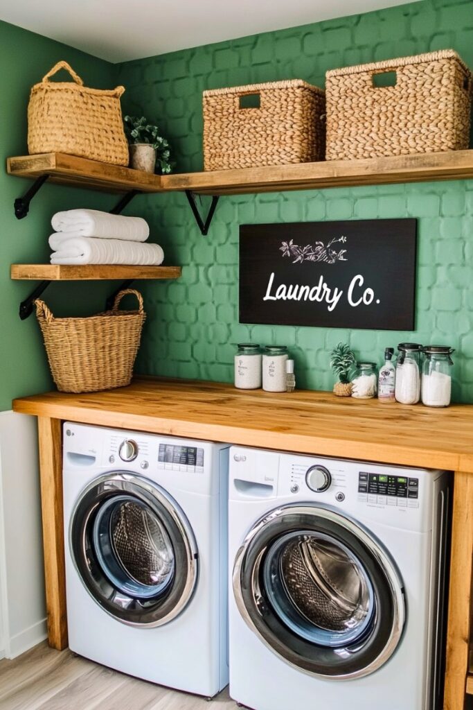 15+ Chic Boho Laundry Room Designs to Elevate Your Space - H.M.G