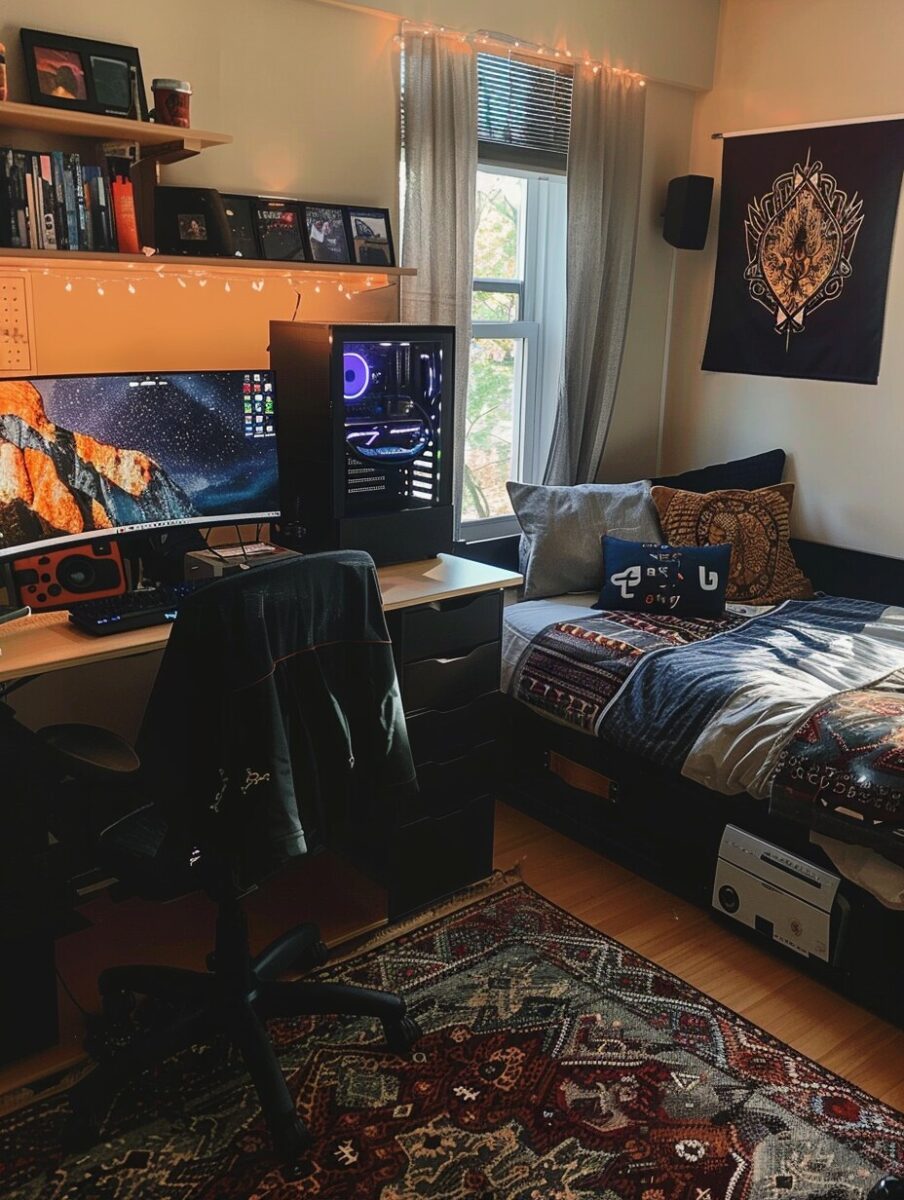 19 Stylish Dorm Room Decor Ideas for College Guys - H.M.G