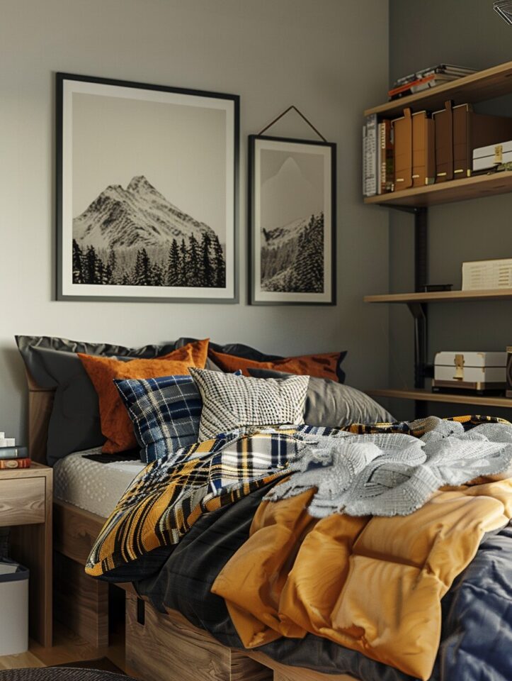 19 Stylish Dorm Room Decor Ideas for College Guys - H.M.G