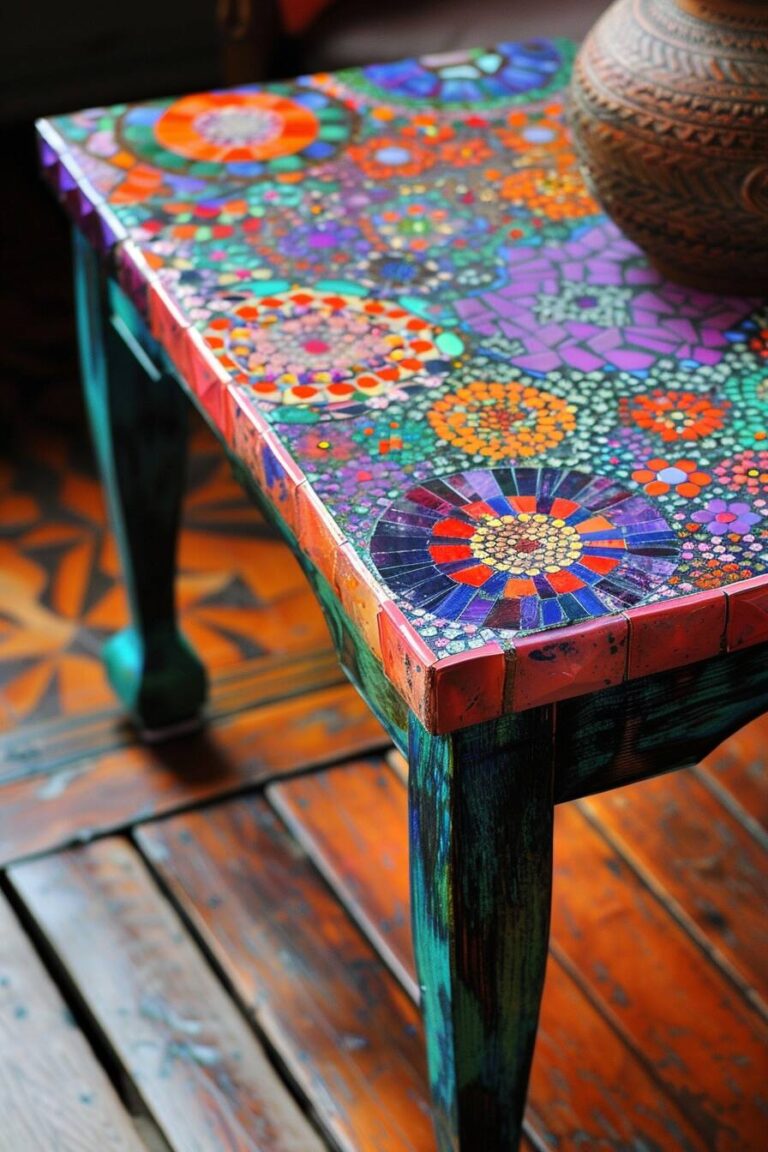 30 Chic Bohemian Coffee Table Decorating Ideas - H.M.G