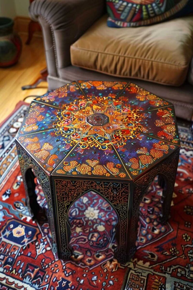 30 Chic Bohemian Coffee Table Decorating Ideas - H.M.G