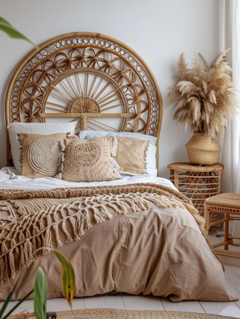23 Boho Headboard Ideas to Add Charm to Your Bedroom - H.M.G