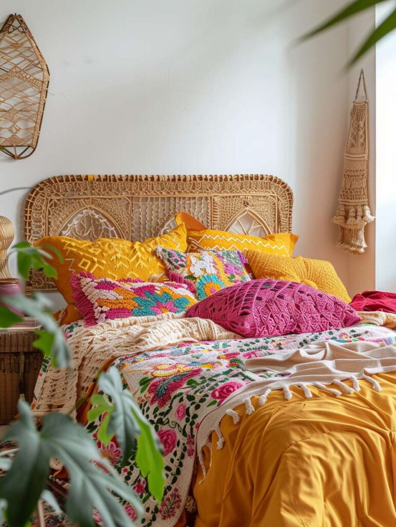 23 Boho Headboard Ideas to Add Charm to Your Bedroom - H.M.G