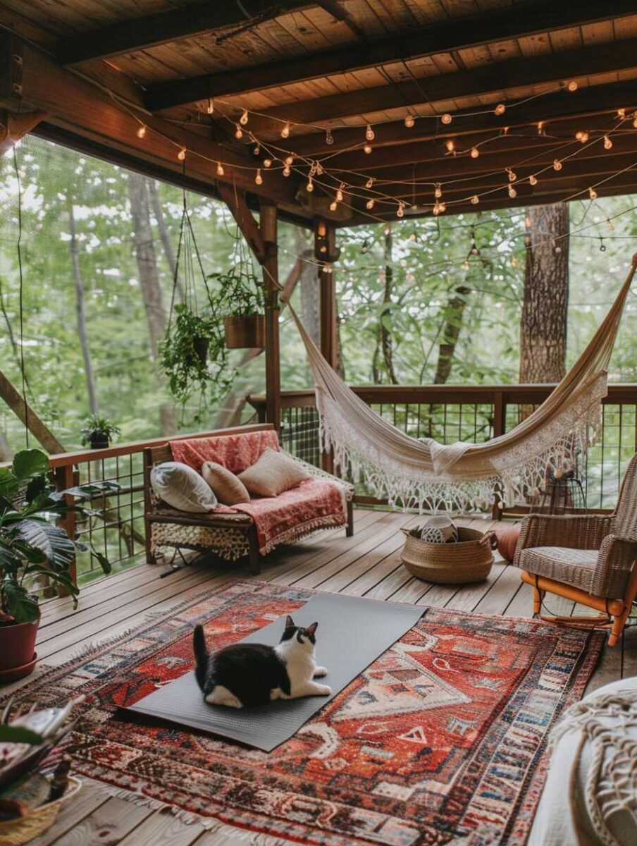 27 Relaxing Boho Yoga Room Ideas - H.M.G