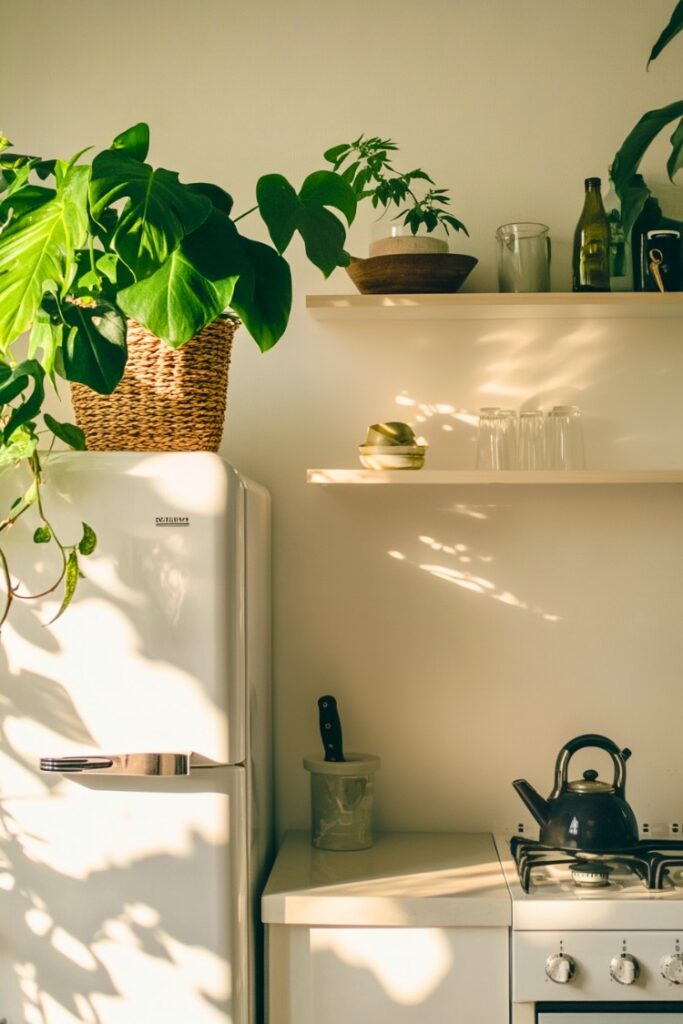 20 Eye-Catching Fridge Top Decor Ideas to Upgrade Your Kitchen ...