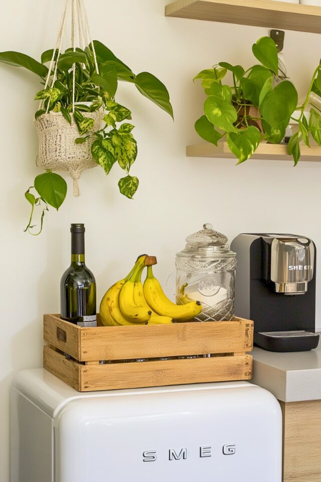 20 Eye-Catching Fridge Top Decor Ideas to Upgrade Your Kitchen ...