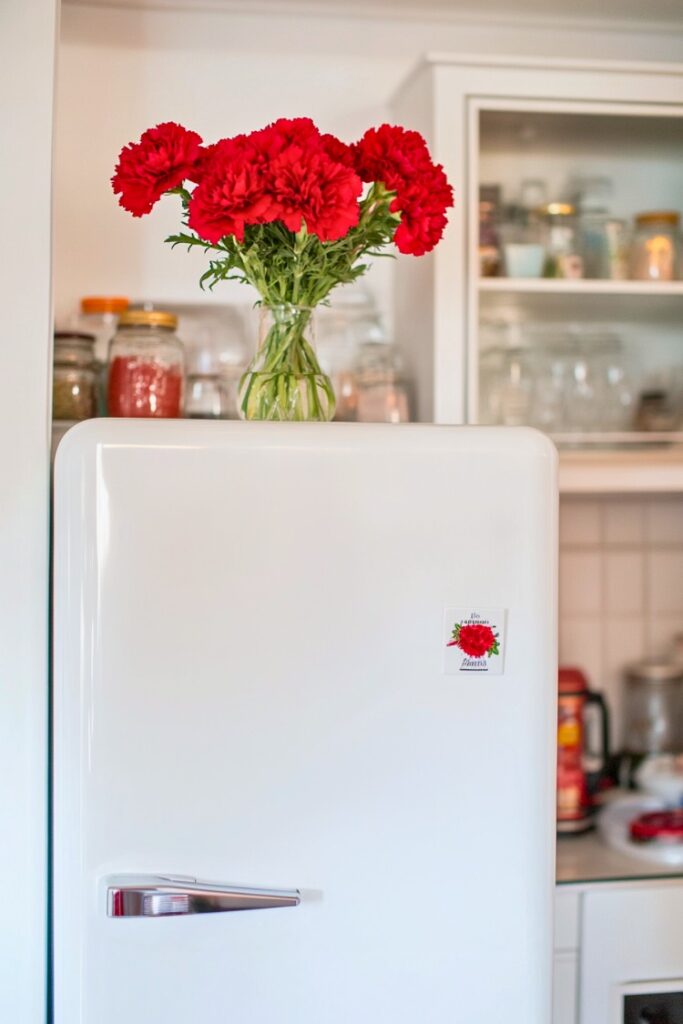 20 Eye-Catching Fridge Top Decor Ideas to Upgrade Your Kitchen ...