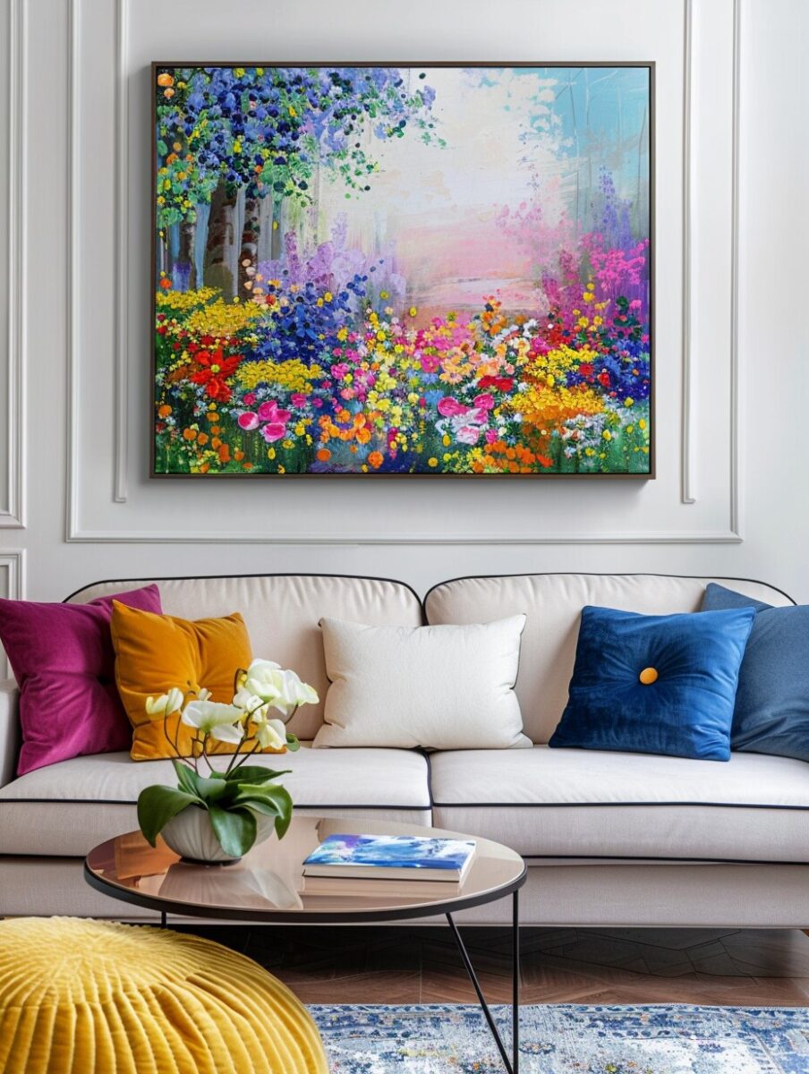 20+ Eye-Catching Above Couch Wall Decoration Ideas for Your Modern ...