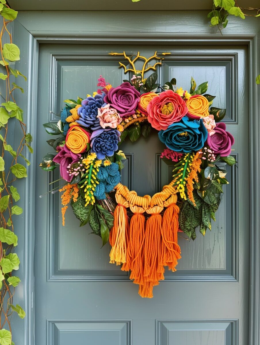 29 Boho Front Door Decor Ideas to Infuse Your Home with Charm - H.M.G