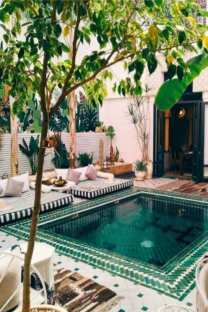 15 Lively Boho Pool Area Ideas for the Perfect Home Vibe - H.M.G
