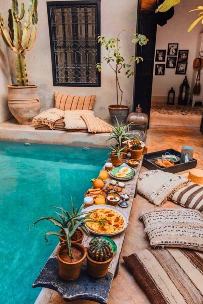 15 Lively Boho Pool Area Ideas for the Perfect Home Vibe - H.M.G