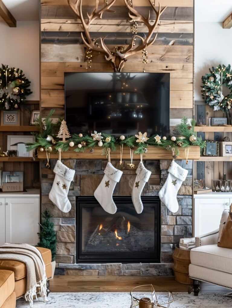 20+ Magical Christmas Mantel Decorating Ideas to Inspire Your Holiday ...