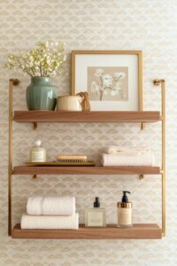 20+ Cozy Bathroom Shelf Decor Ideas for a Welcoming Vibe - H.M.G