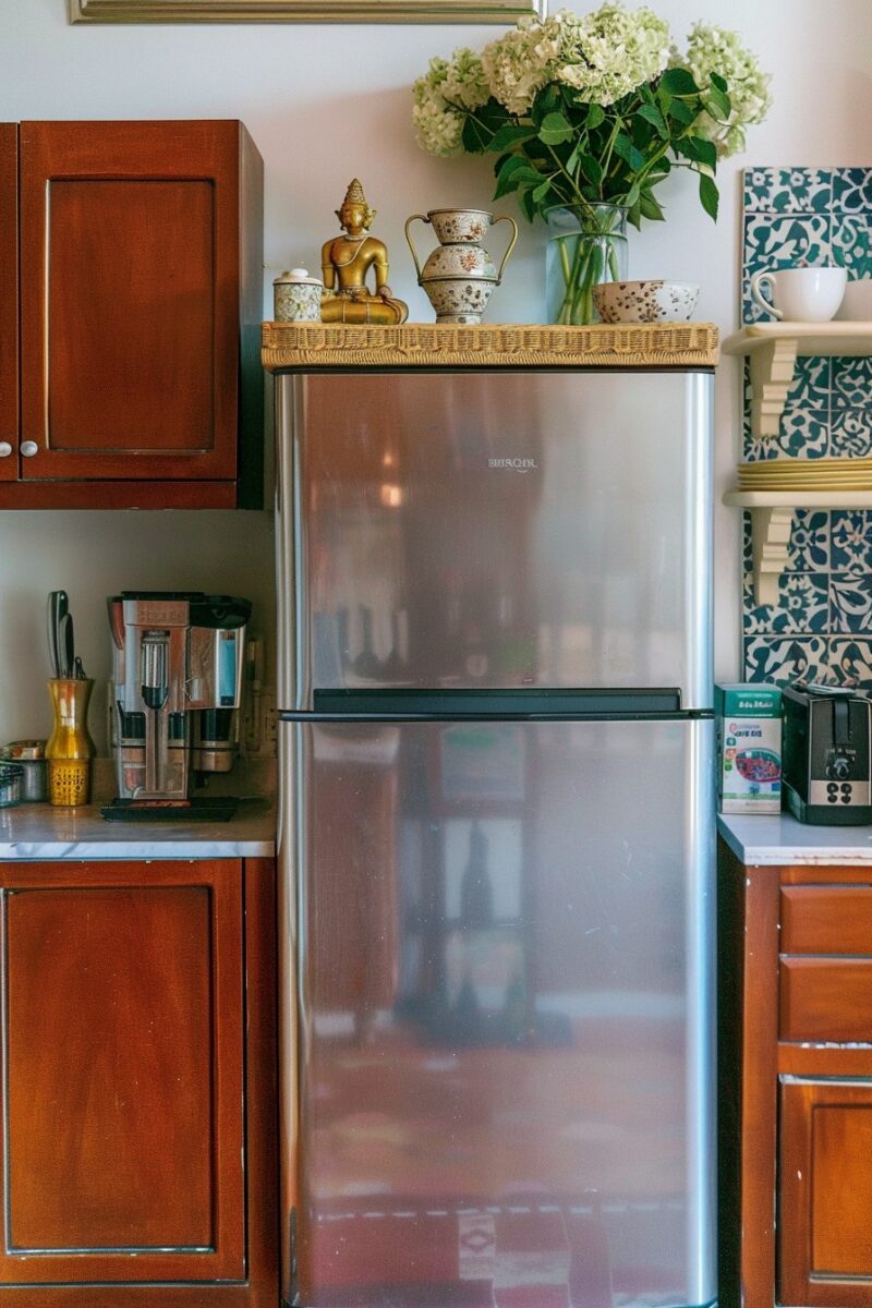20 Eye-Catching Fridge Top Decor Ideas to Upgrade Your Kitchen ...