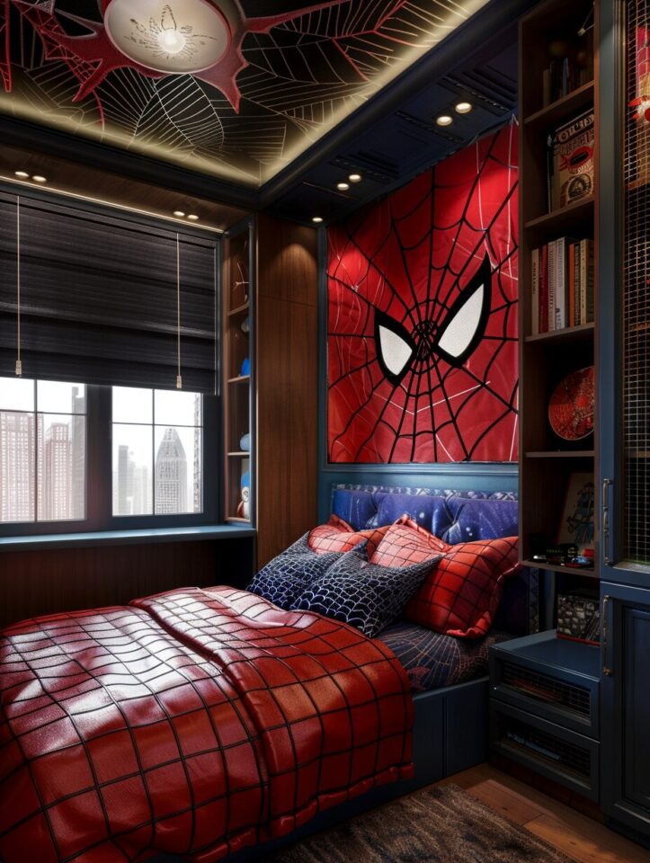 18 Cool Spider-Man Bedroom Ideas for Ultimate Fans - H.M.G