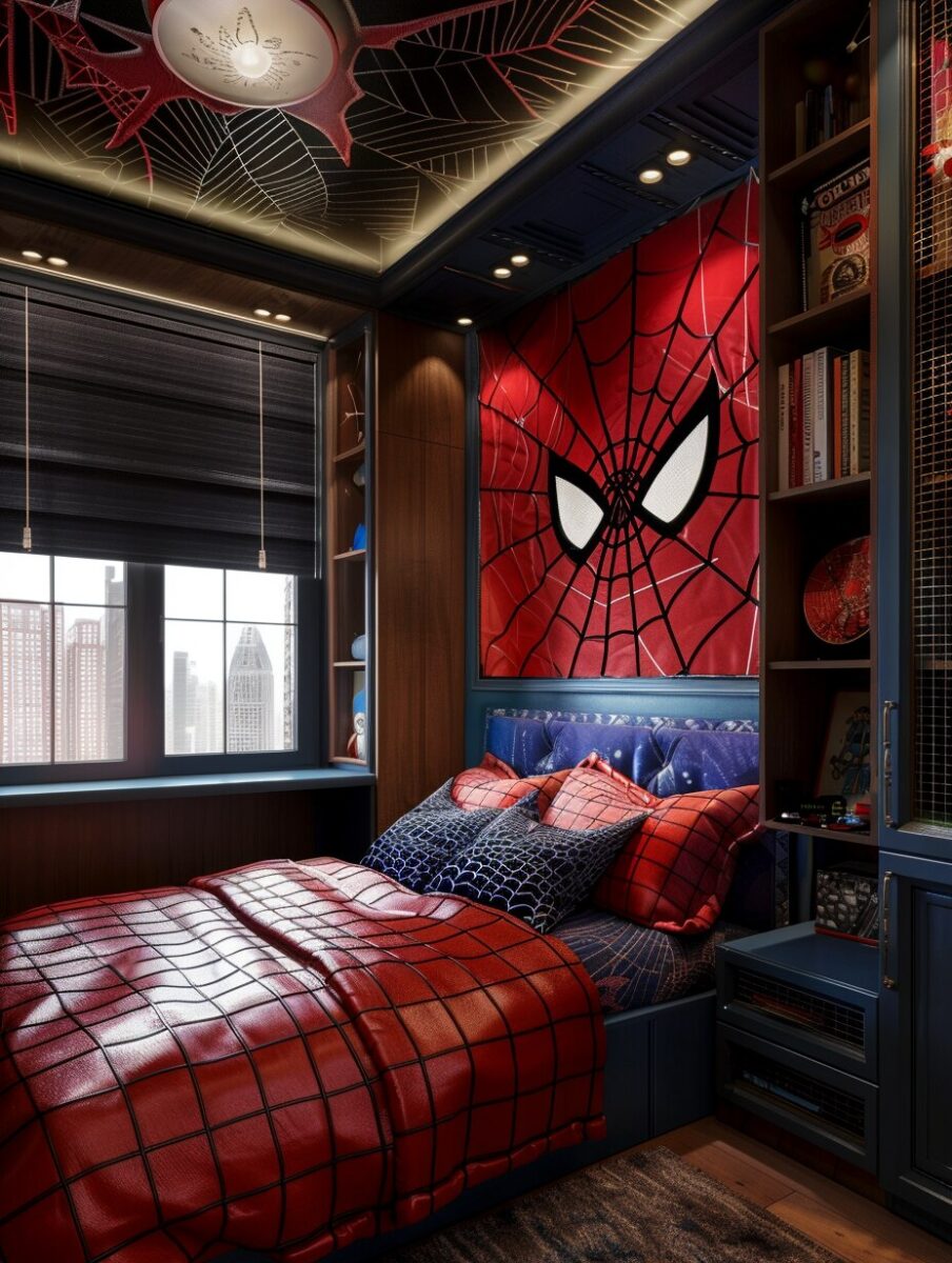 18 Cool Spider-Man Bedroom Ideas for Ultimate Fans - H.M.G