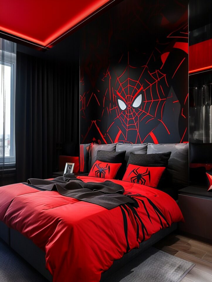 10+ Cool Spider-Man Bedroom Ideas for Ultimate Fans - H.M.G