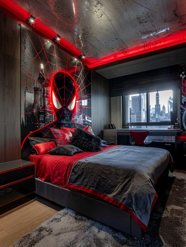 10+ Cool Spider-Man Bedroom Ideas for Ultimate Fans - H.M.G