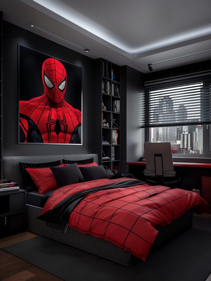 10+ Cool Spider-Man Bedroom Ideas for Ultimate Fans - H.M.G