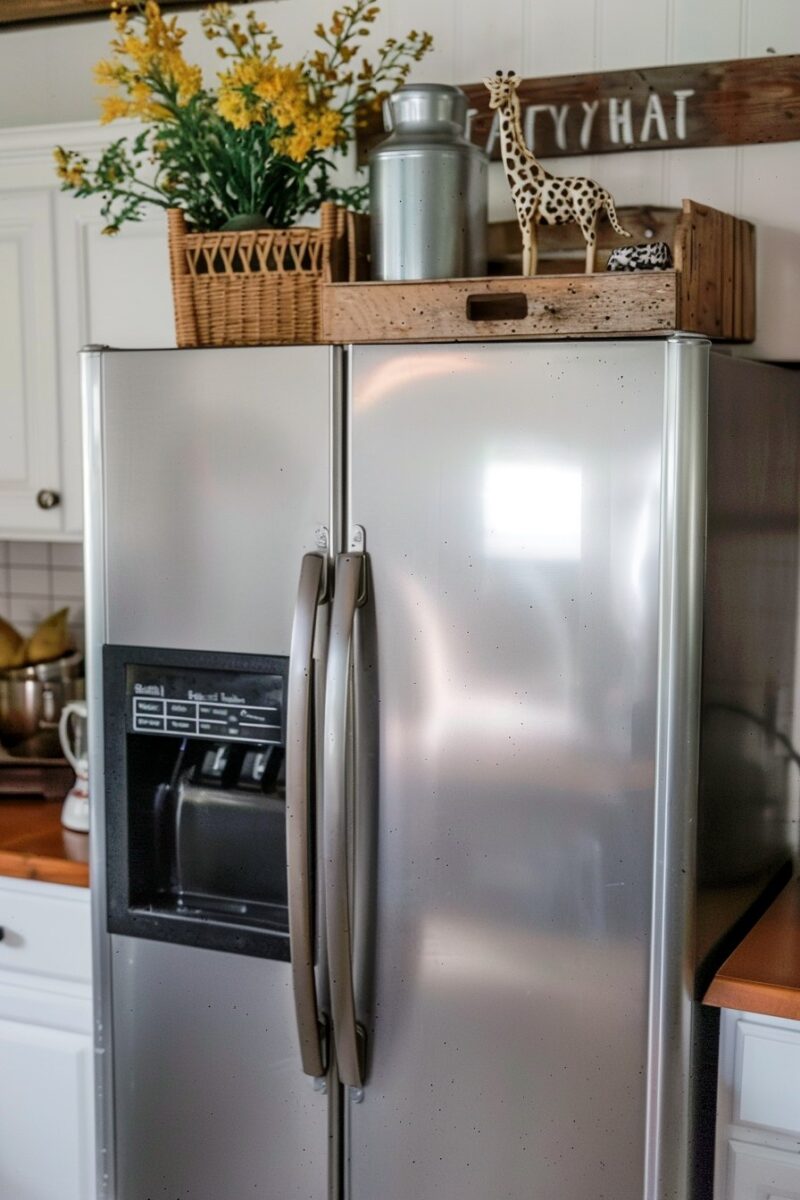 20 Eye-Catching Fridge Top Decor Ideas to Upgrade Your Kitchen ...