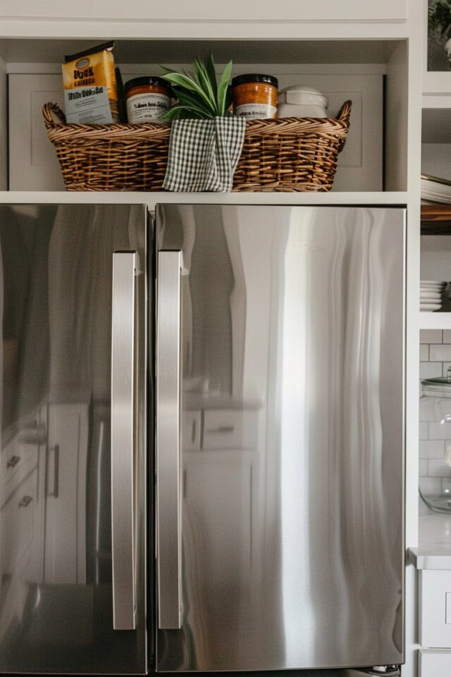 20 Eye-Catching Fridge Top Decor Ideas to Upgrade Your Kitchen ...