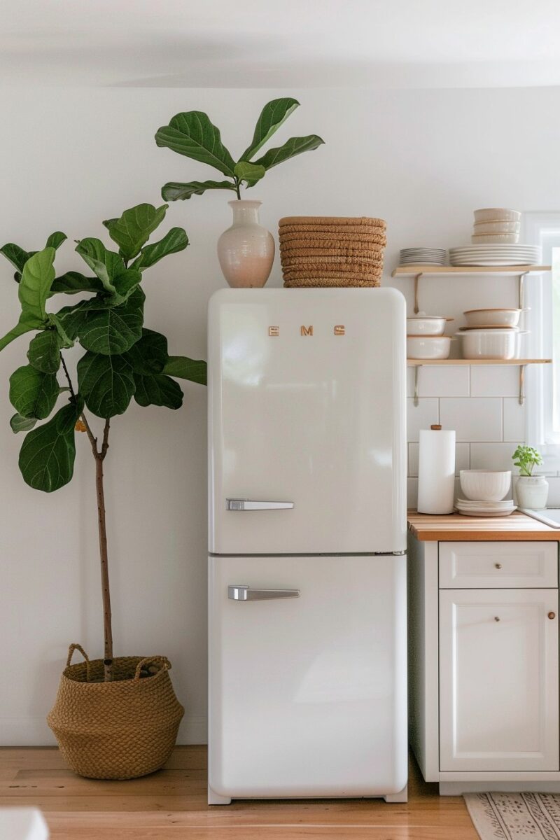 20 Eye-Catching Fridge Top Decor Ideas to Upgrade Your Kitchen ...