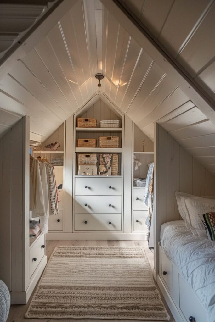 27 Stylish and Functional Attic Bedroom Ideas for Teens - H.M.G