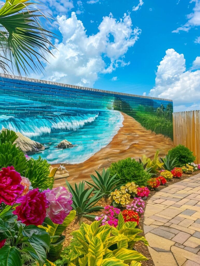 Backyard Feeling Flat? These Garden Wall Paintings Instantly Add Soul ...