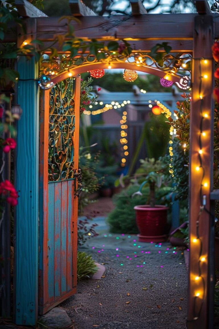 I Loved How These Boho Garden Gates Made Every Entrance Feel Like a ...