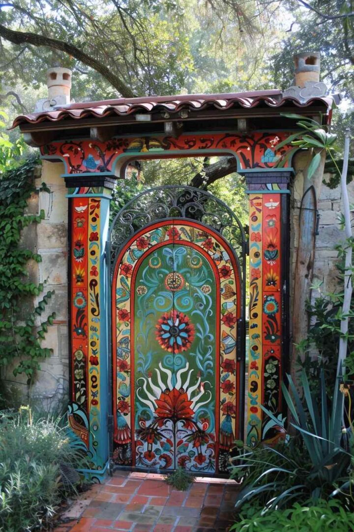 I Loved How These Boho Garden Gates Made Every Entrance Feel Like a ...