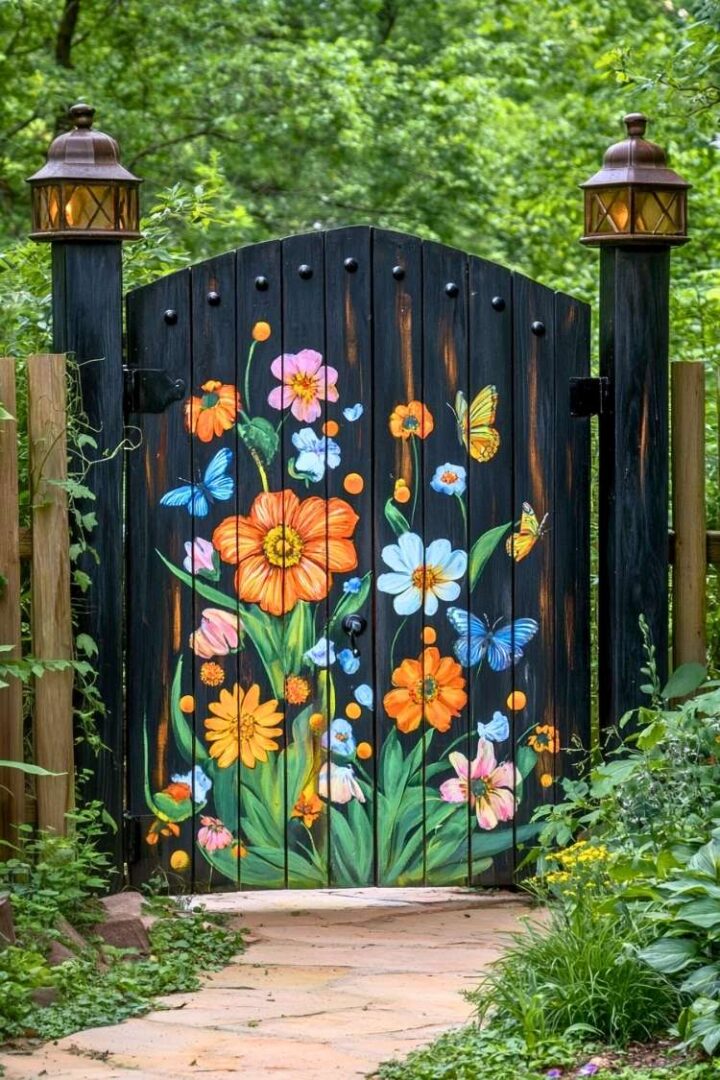 These Whimsical Boho Garden Gates Feel Like Portals to Another World ...