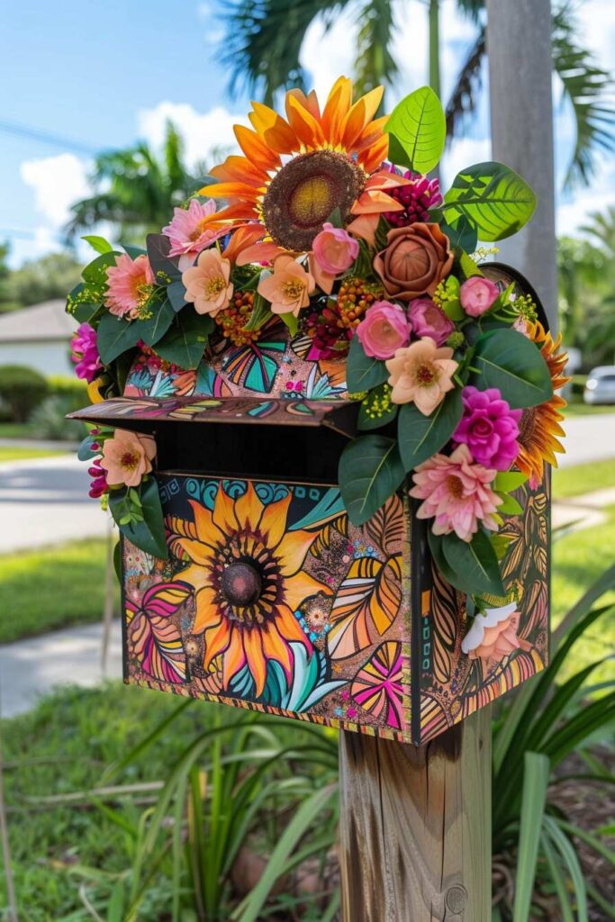 15 Charming Boho Mailbox Makeover Ideas to Enhance Your Curb Appeal - H.M.G