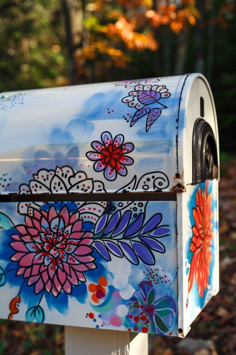 15 Charming Boho Mailbox Makeover Ideas to Enhance Your Curb Appeal - H.M.G