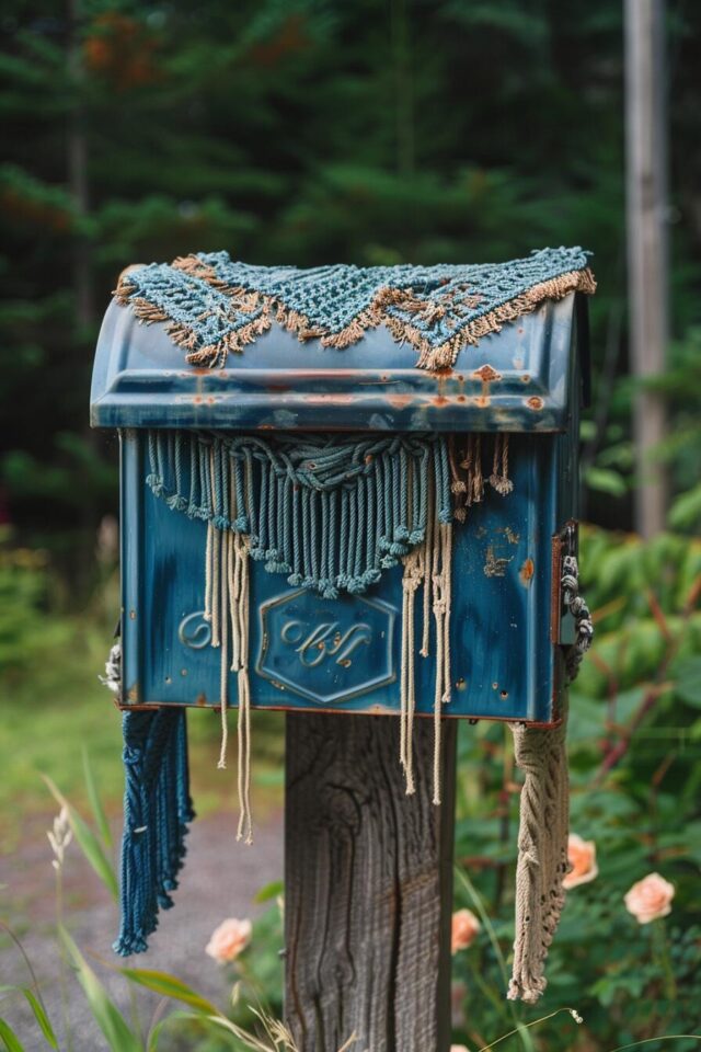 15 Charming Boho Mailbox Makeover Ideas to Enhance Your Curb Appeal - H.M.G