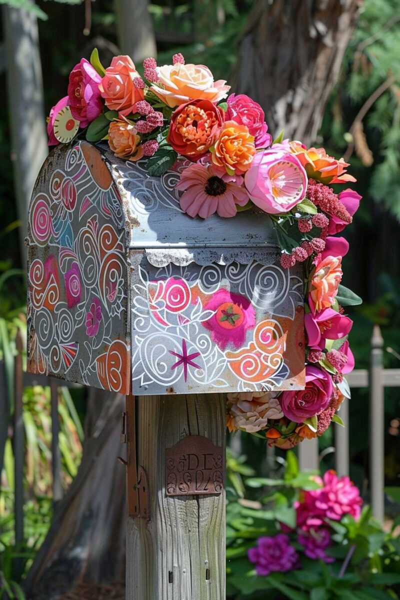 15 Charming Boho Mailbox Makeover Ideas to Enhance Your Curb Appeal - H.M.G