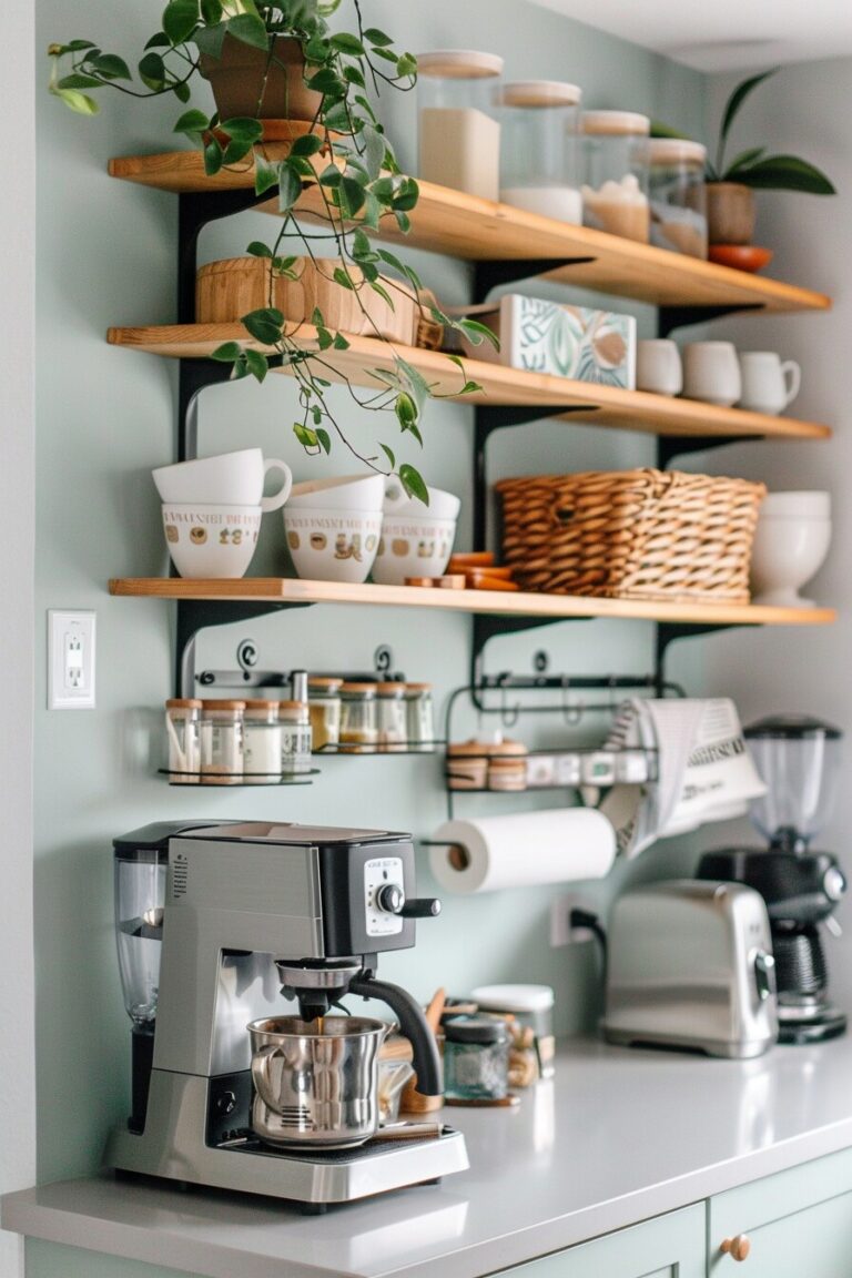 15+ Best Coffee Bar Ideas for Small Spaces - H.M.G