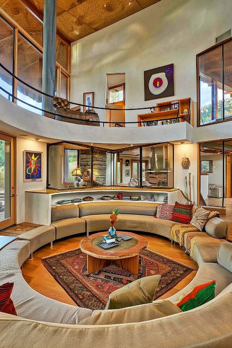 30+ Gorgeous Conversation Pits in Living Rooms You’ll Love - H.M.G