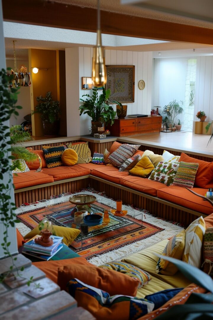 30+ Gorgeous Conversation Pits in Living Rooms You’ll Love - H.M.G