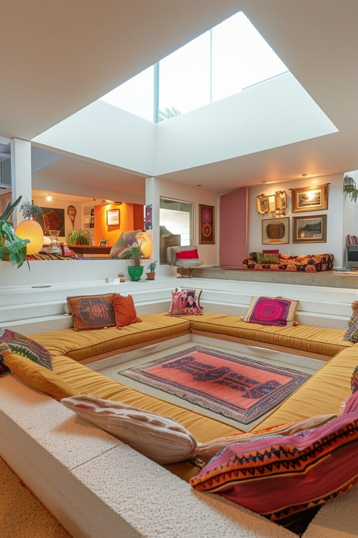 30+ Gorgeous Conversation Pits in Living Rooms You’ll Love - H.M.G