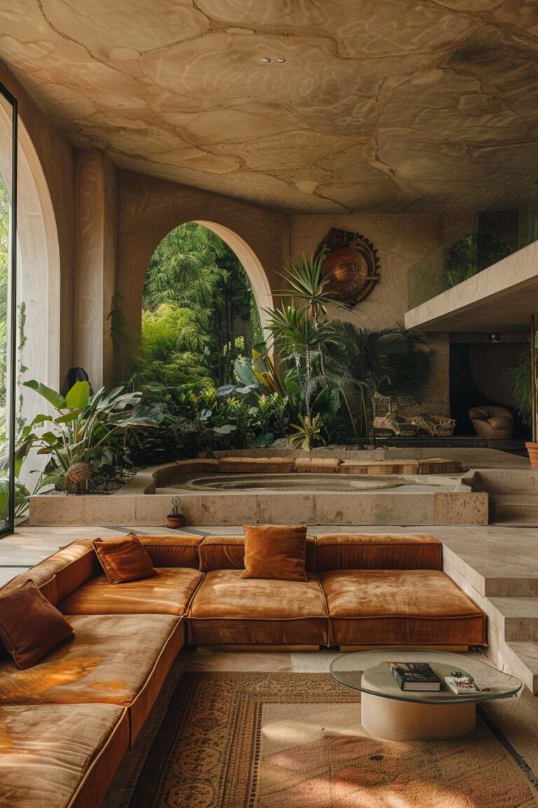 30+ Gorgeous Conversation Pits in Living Rooms You’ll Love - H.M.G