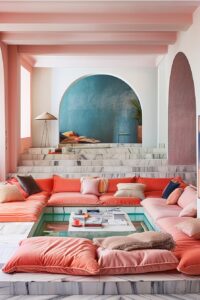 30+ Gorgeous Conversation Pits in Living Rooms You’ll Love - H.M.G