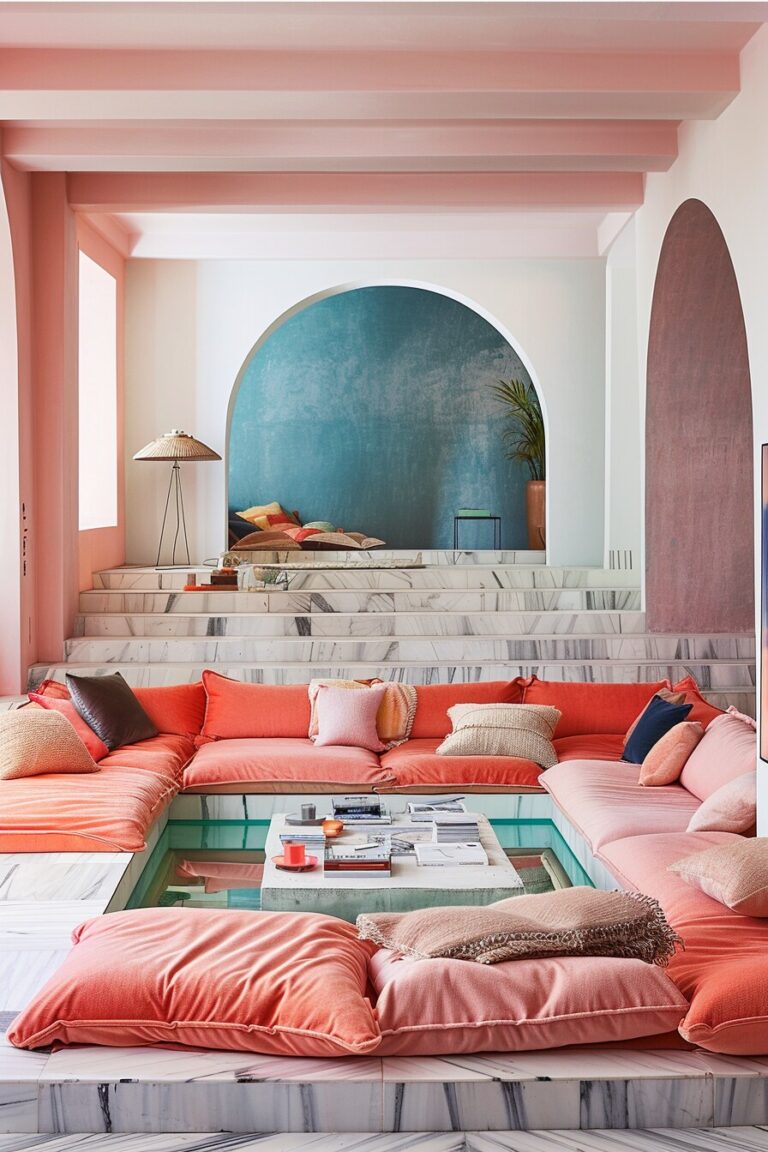 30+ Gorgeous Conversation Pits in Living Rooms You’ll Love - H.M.G
