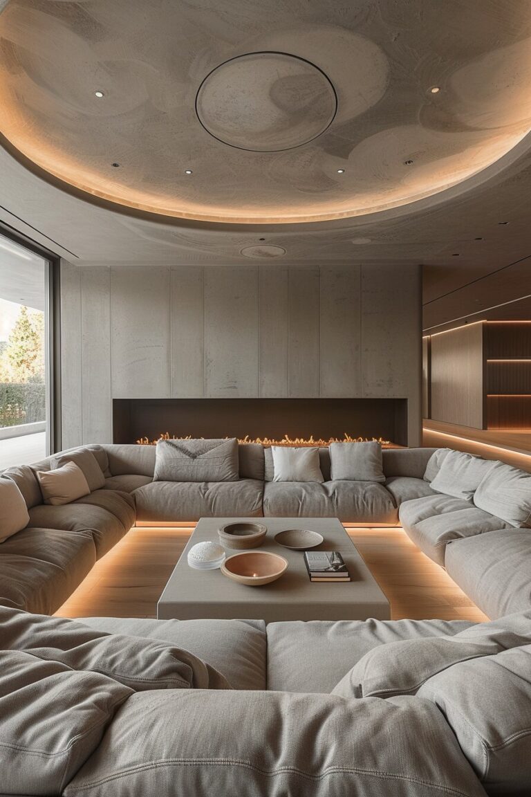 30+ Gorgeous Conversation Pits in Living Rooms You’ll Love - H.M.G