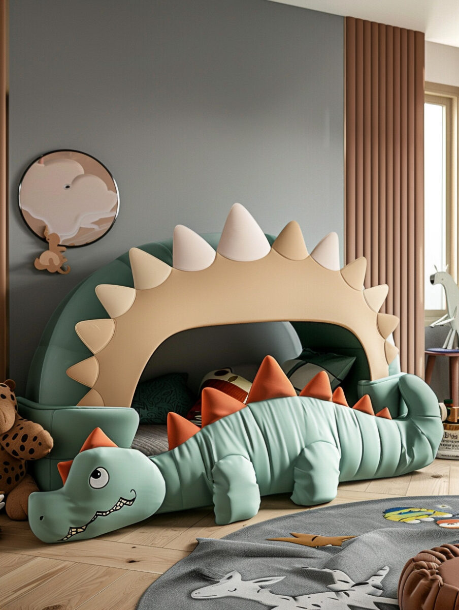 20 Fun and Creative Dinosaur Bedroom Ideas for Boy Toddlers - H.M.G