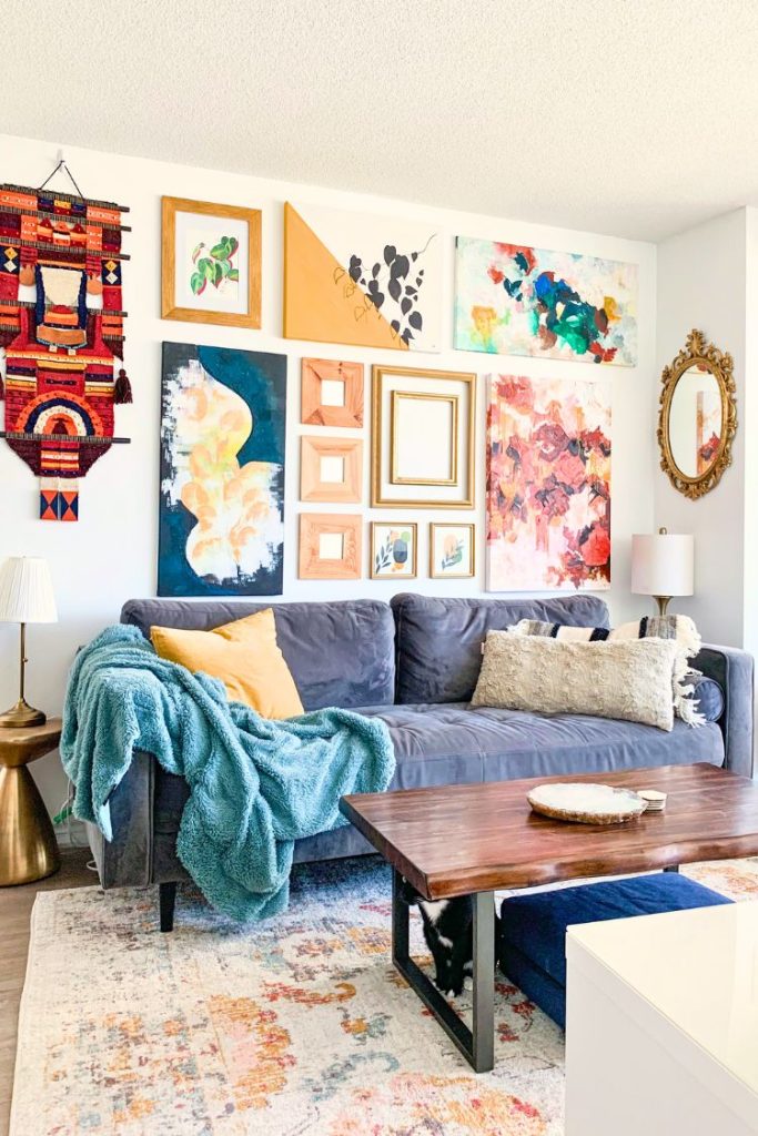 20+ Eye-Catching Above Couch Wall Decoration Ideas for Your Modern ...
