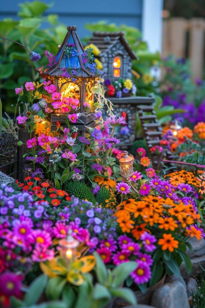 40+ Enchanting Outdoor Fairy Garden Ideas for Your Home - H.M.G